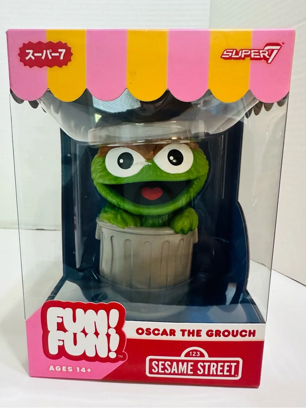 Sesame Street | Toys | Sesame Street Super7 Fun Fun New Oscar The ...